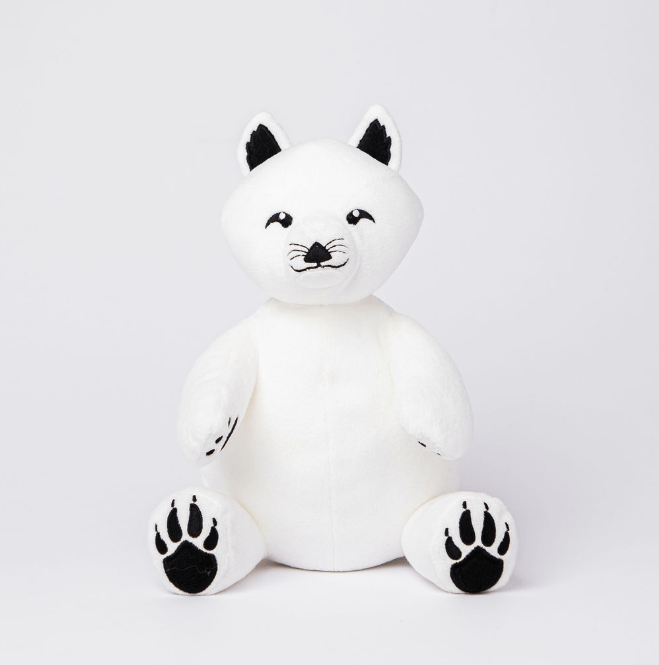 Nanook the Arctic Fox - Eco Friendly Plushie Made from Recycled Plastic ...