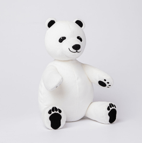 Klondike the Polar Bear - Eco Friendly Plushie Made from Recycled ...